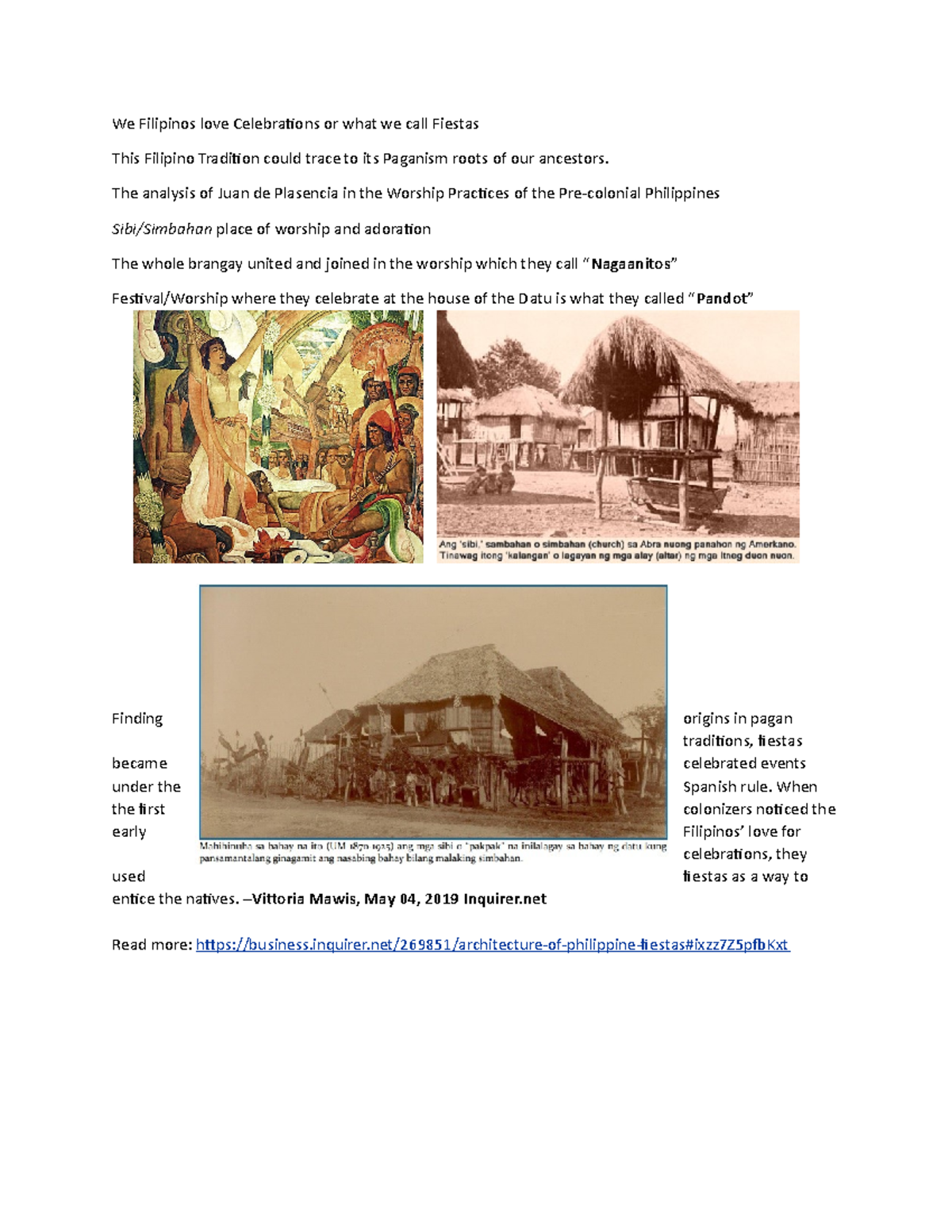 Fiesta-History - Philippine Festival History - We Filipinos love ...