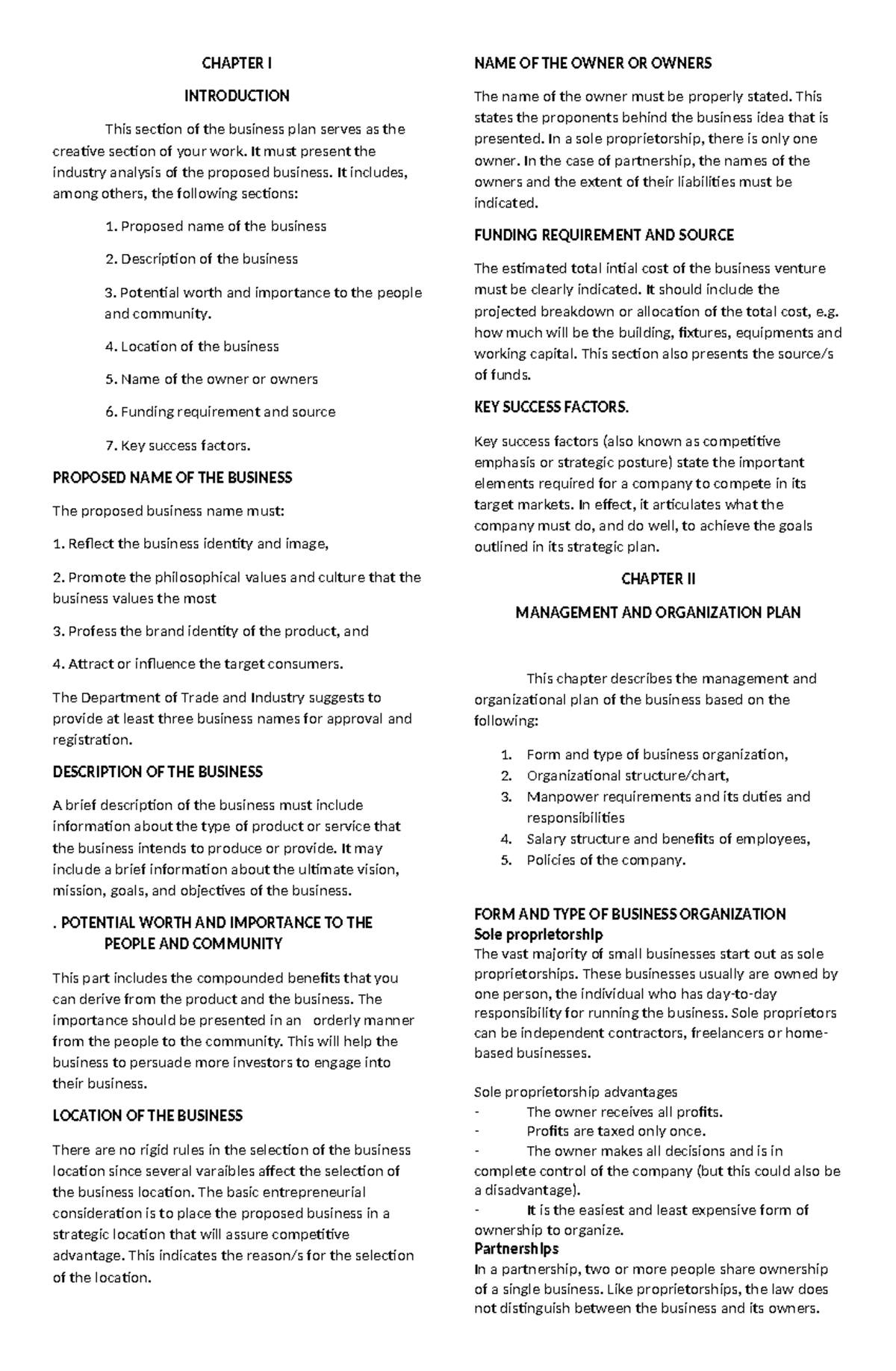Handouts- Chapter-I-and-II - CHAPTER I INTRODUCTION This section of the ...