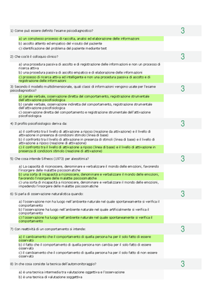 CBA Completo - test cba - La Batteria CBA-2 (Cognitive Behavioral ...