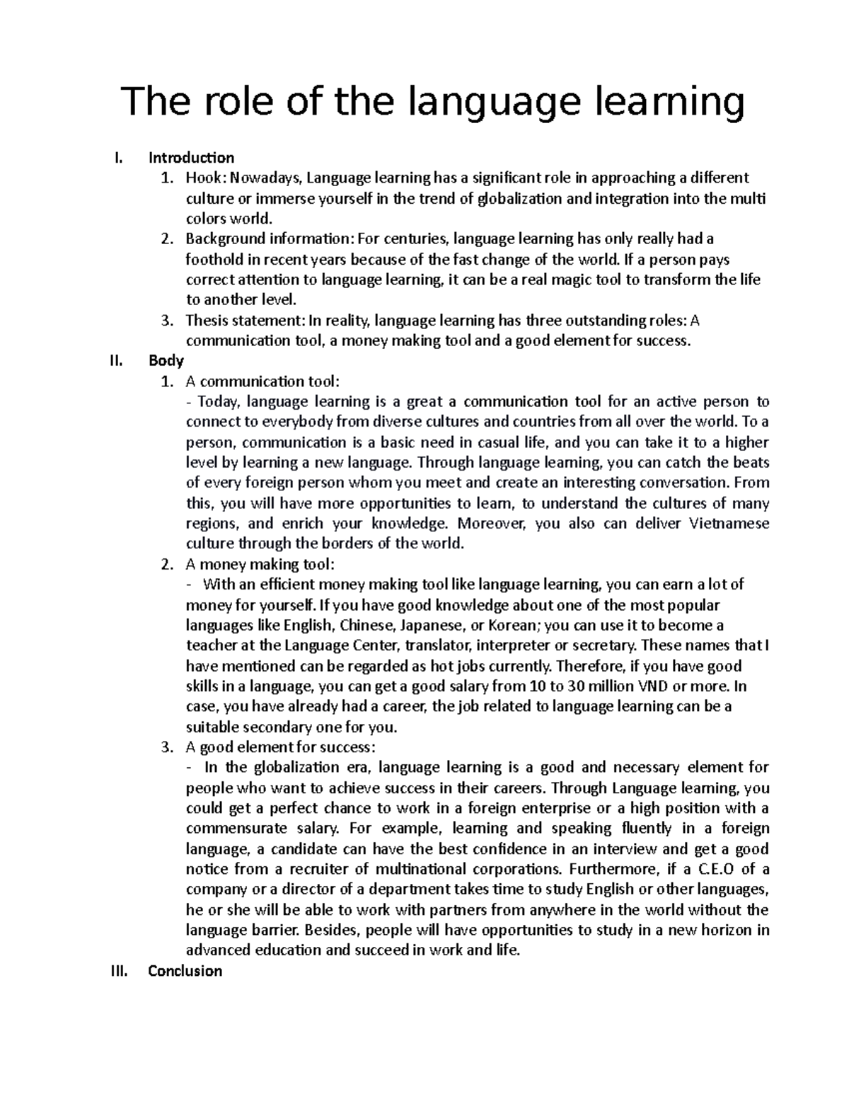 The Role Of Language Learning Midterm The Role Of The Language the-role-of-language-learning-midterm-the-role-of-the-language