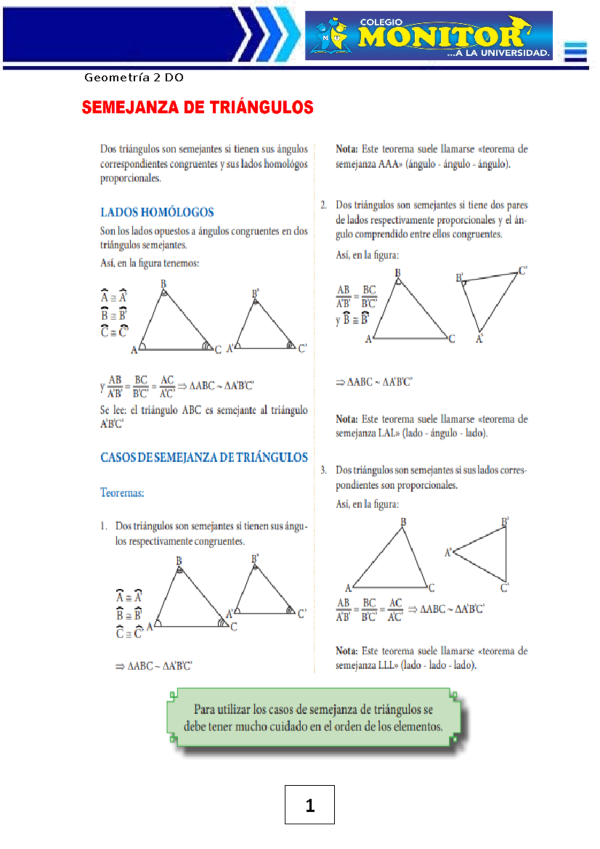 Libro 9- Geometría 2DO - sdfs - Matemática 1 - Geometría 2 DO - Studocu