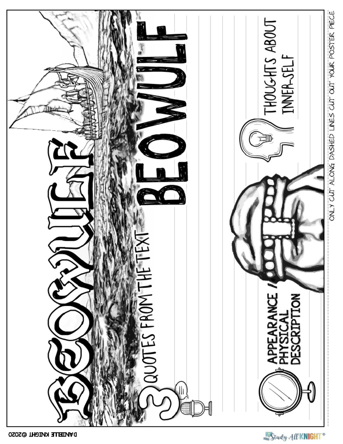 Beowulf-Beowulf-body-biography-pieces-2 - ONLY CUT ALONG DASHED LINES ...