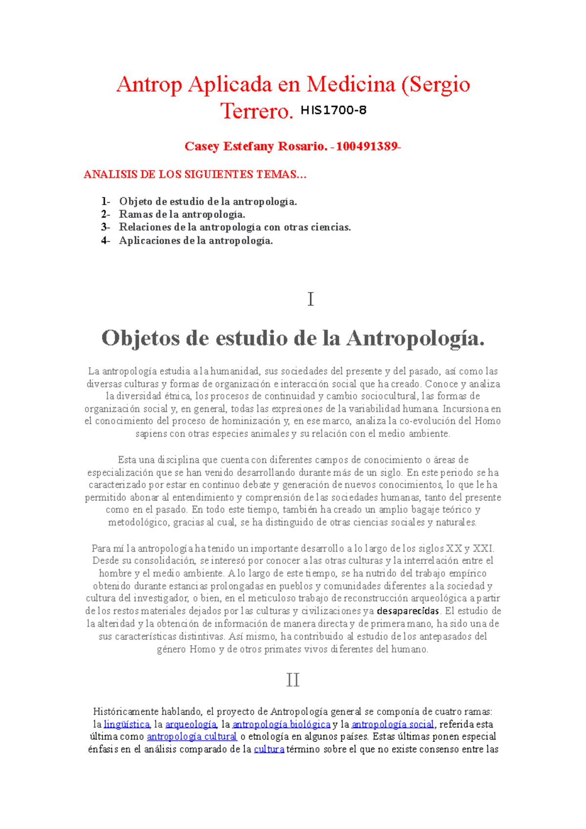 Antrop Aplicada en Medicina - HIS1700- Casey Estefany Rosario ...