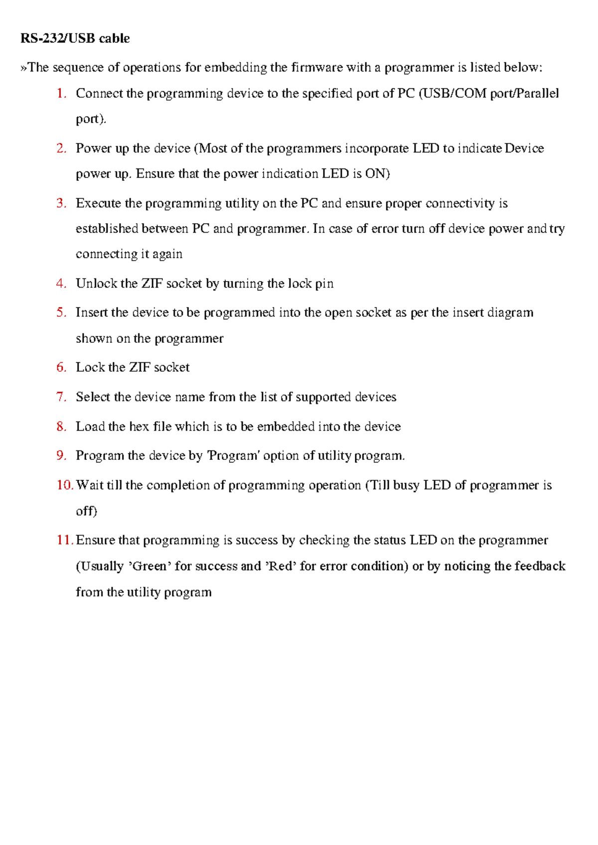 Micro Controllers and Embedded Systems Module-5(Part-4) - RS-232/USB cable »The sequence of ...