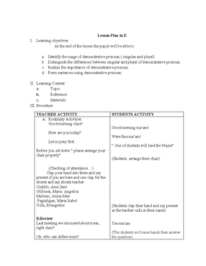 DLP- Storytelling - lesson plan - GRADE 3 DETAILED LESSON PLAN School ...
