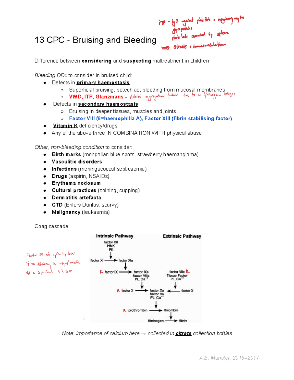 13 CPC - Bruising and Bleeding - 13 CPC - Bruising and Bleeding Difference between considering ...