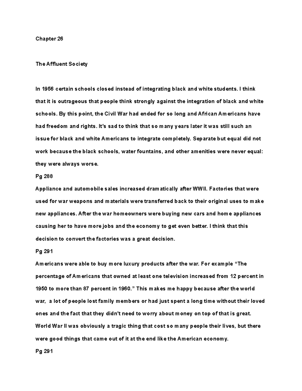 Chapter 26 The Affluent Society - Google Docs - Chapter 26 The Affluent ...