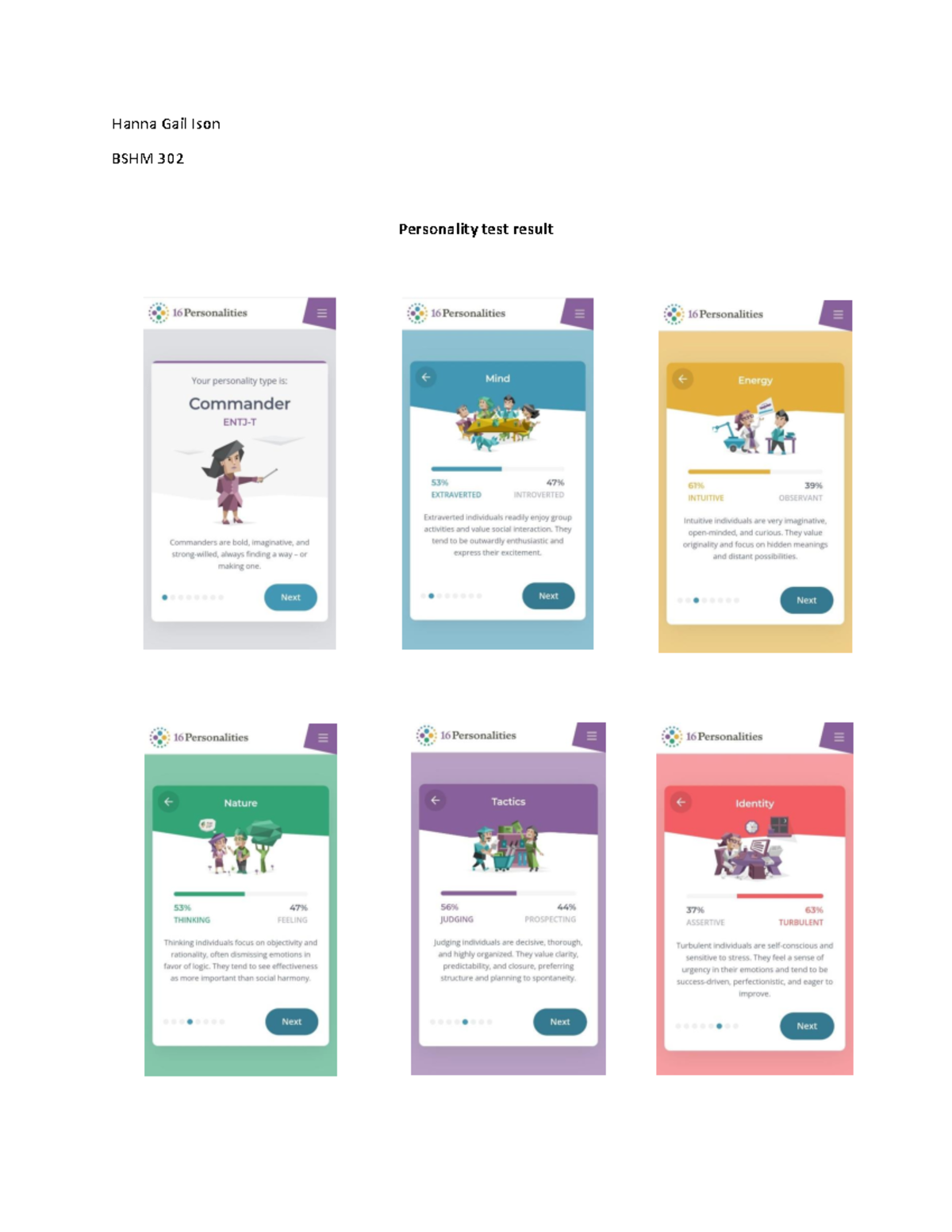 Exam Pop - Activity - College Calculus - Hanna Gail Ison BSHM 302 ...