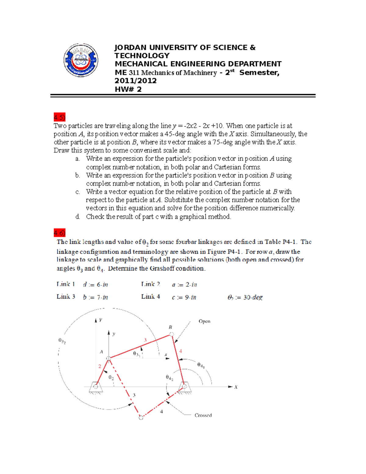 Exam 2017, questions - JORDAN UNIVERSITY OF SCIENCE & TECHNOLOGY ...