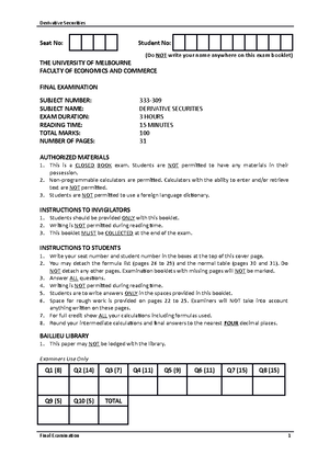 Sample/practice exam 1 September 2019, answers - Warning: TT: undefined function: 32 Maximum ...