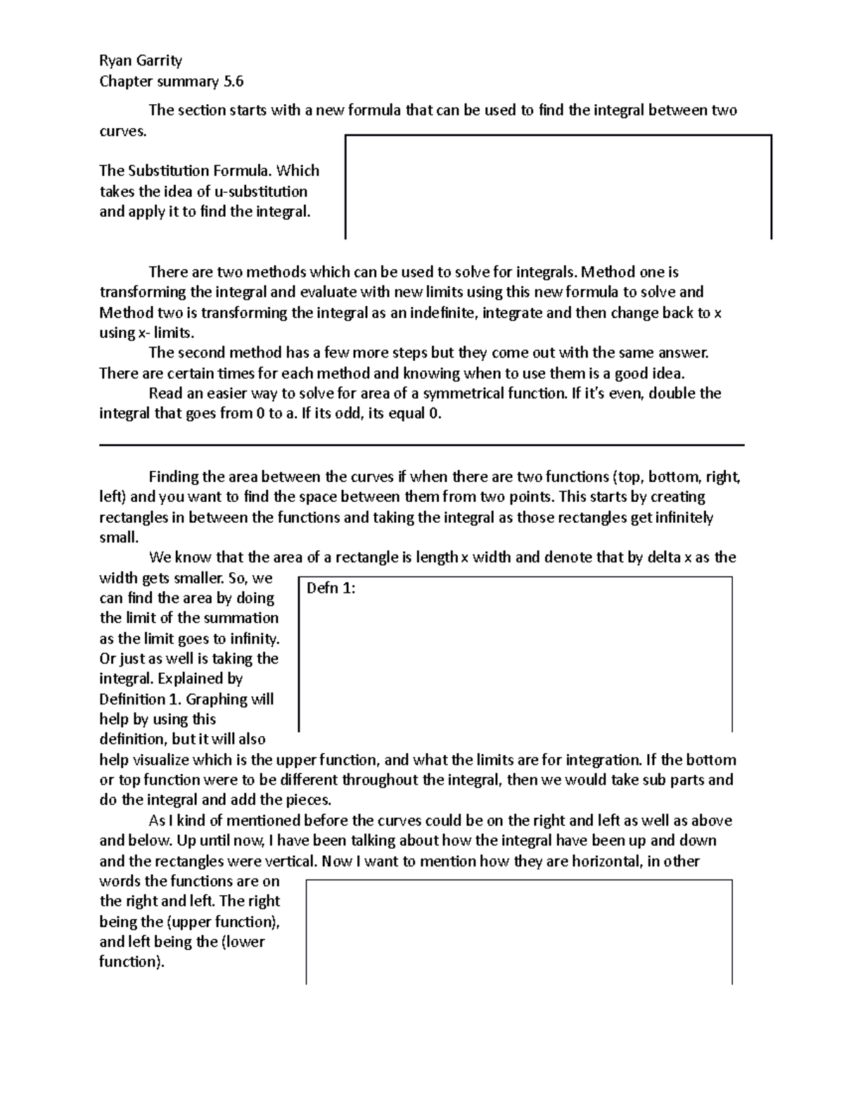 CH 5 - Chapter - Section Summary. Enough detail to sum the basic ...