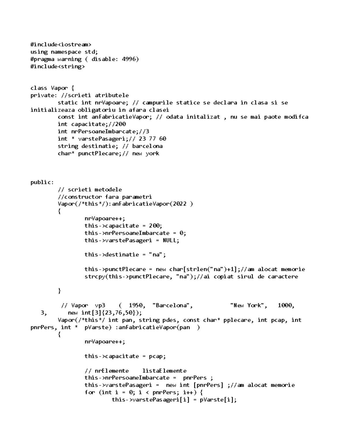 Tutoring Vapoare - AJURA ITY - #include using namespace std; #pragma warning ( disable: 4996 ...