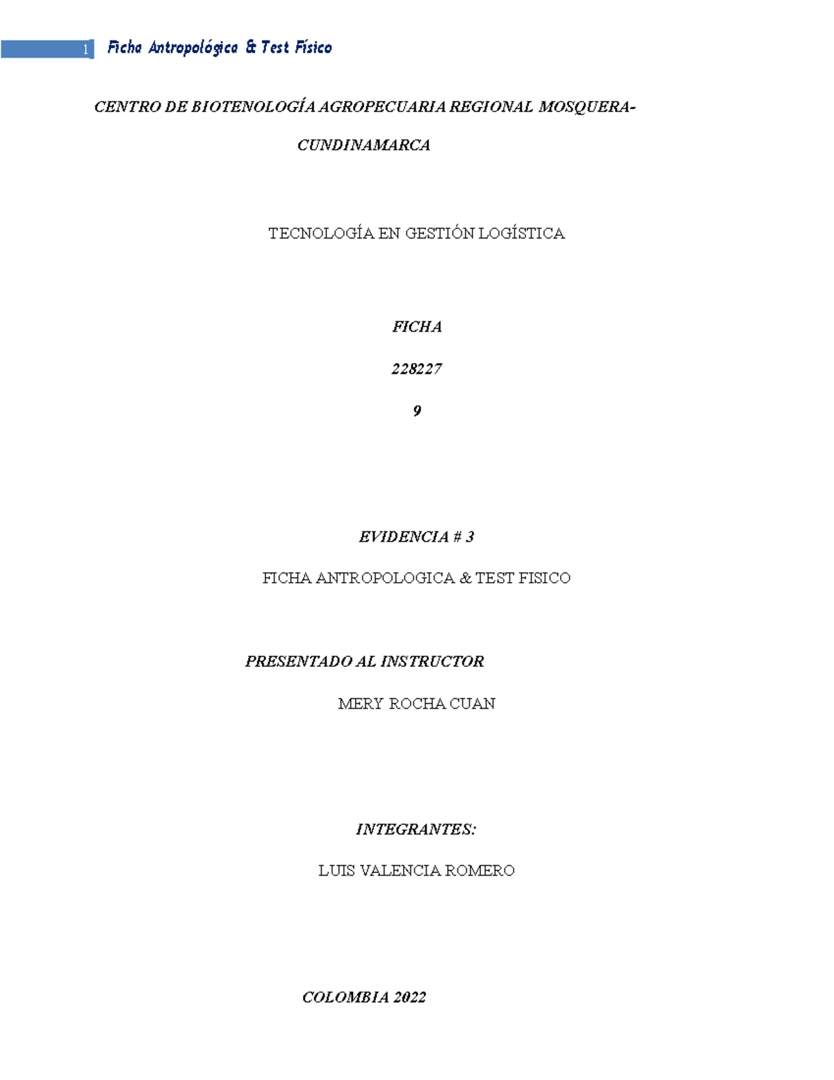 Fichan Antropometricannn TESTn Fisico 7362b1149c845de - 1 Ficha ...