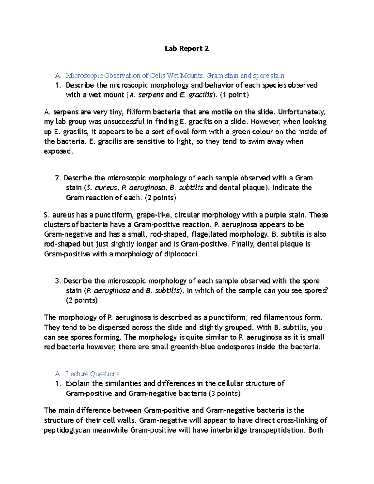 Lab Report 2 - The teacher is Sebastien Faucher - Lab Report 2 A ...