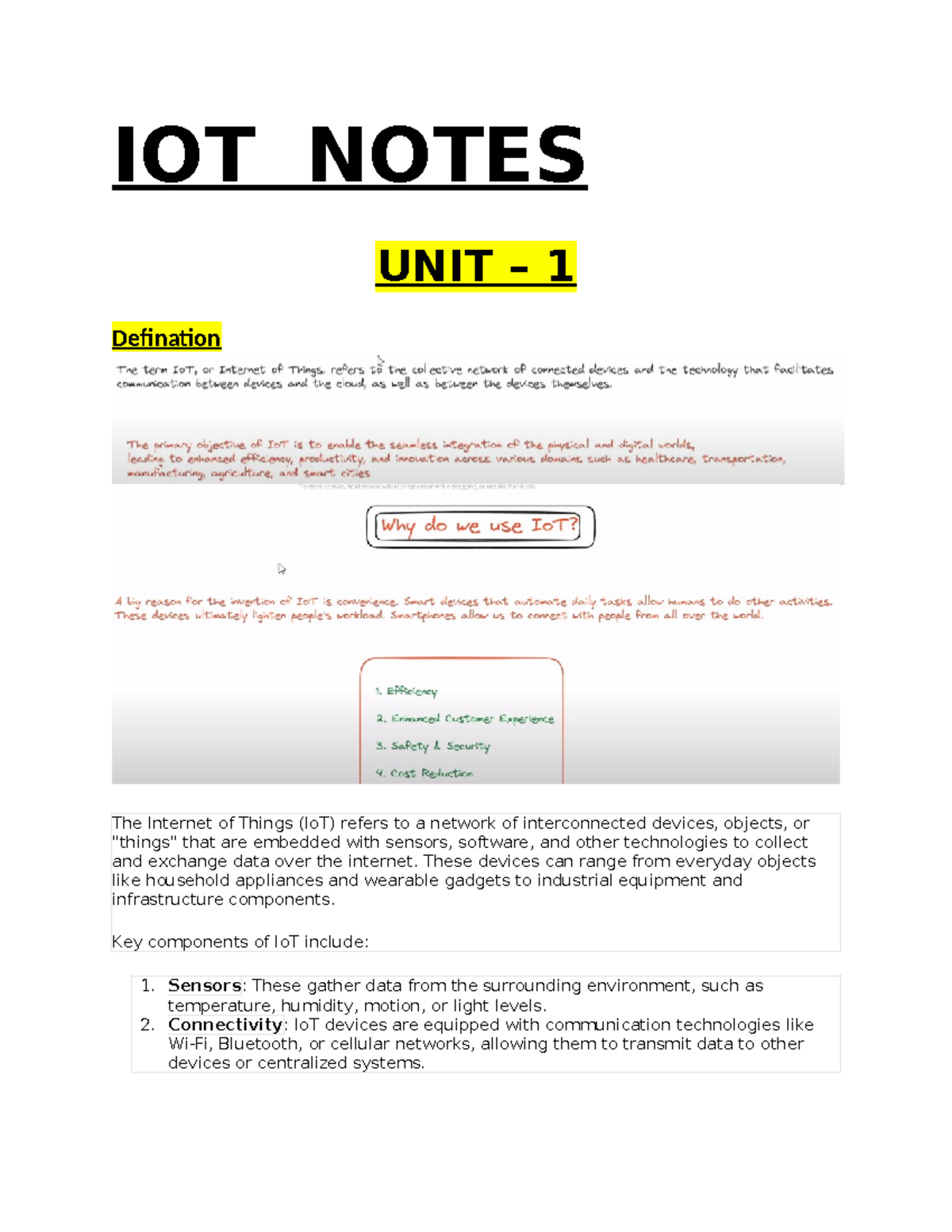 Intenet of Things - These devices can range from everyday objects like ...