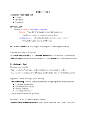 PSY 1110 06 Chapter 6 Learning - PSY 1110 06 Chapter 6 Learning ...