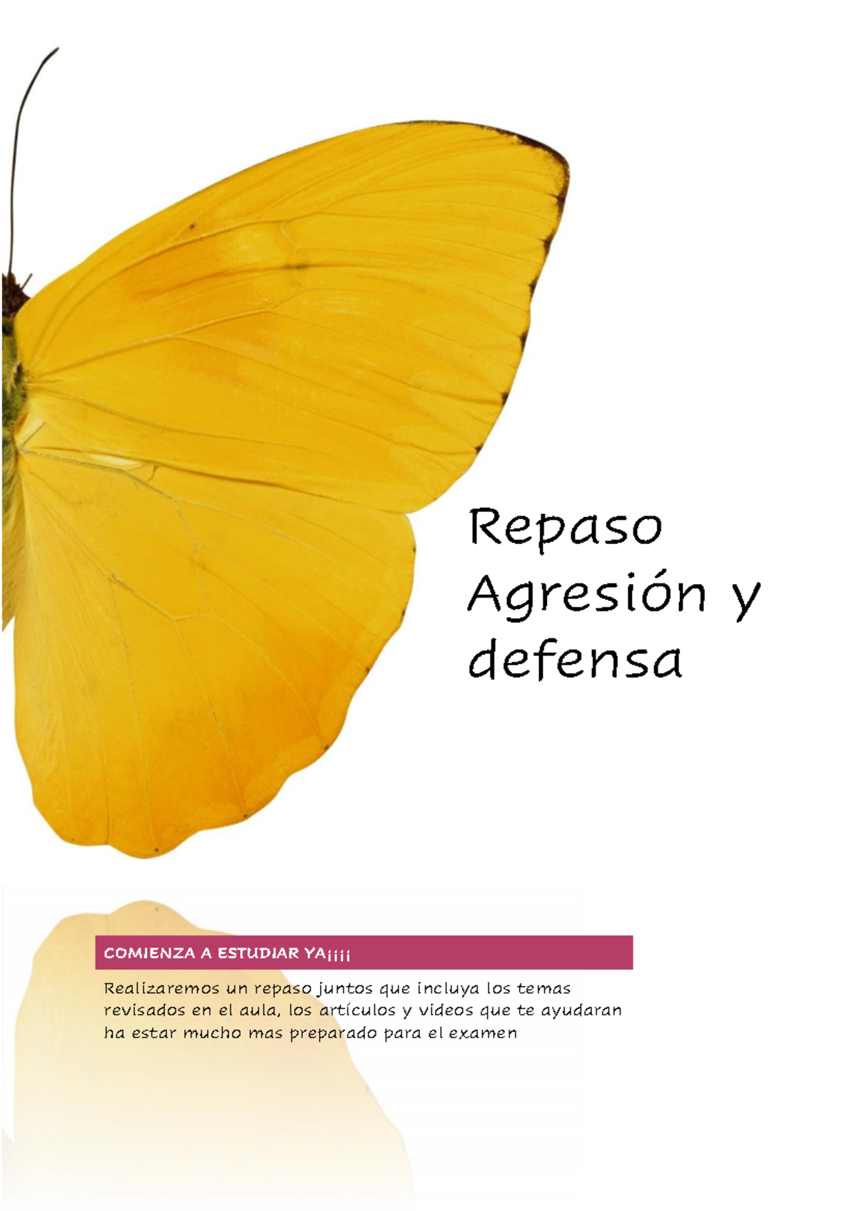 Repaso DE Agresion 2 Guia - Repaso Agresión y defensa COMIENZA A ...