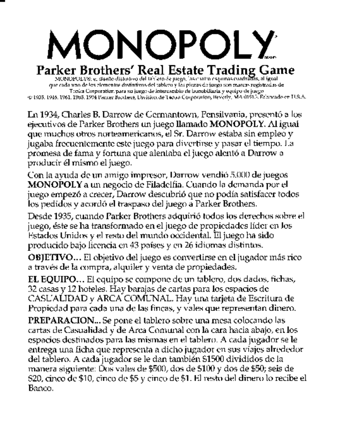 Monopoly(Spanish) - hola soy una descripción - Herramientas Matemáticas ...