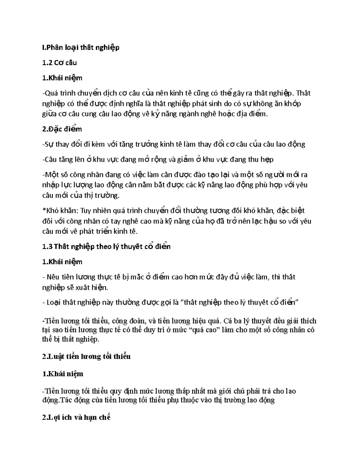 I.Phân-loaị-thất-nghiệp-1.21.3a - Iân lo ại thâất nghi ệp 1 C ơcâấu 1ái ...