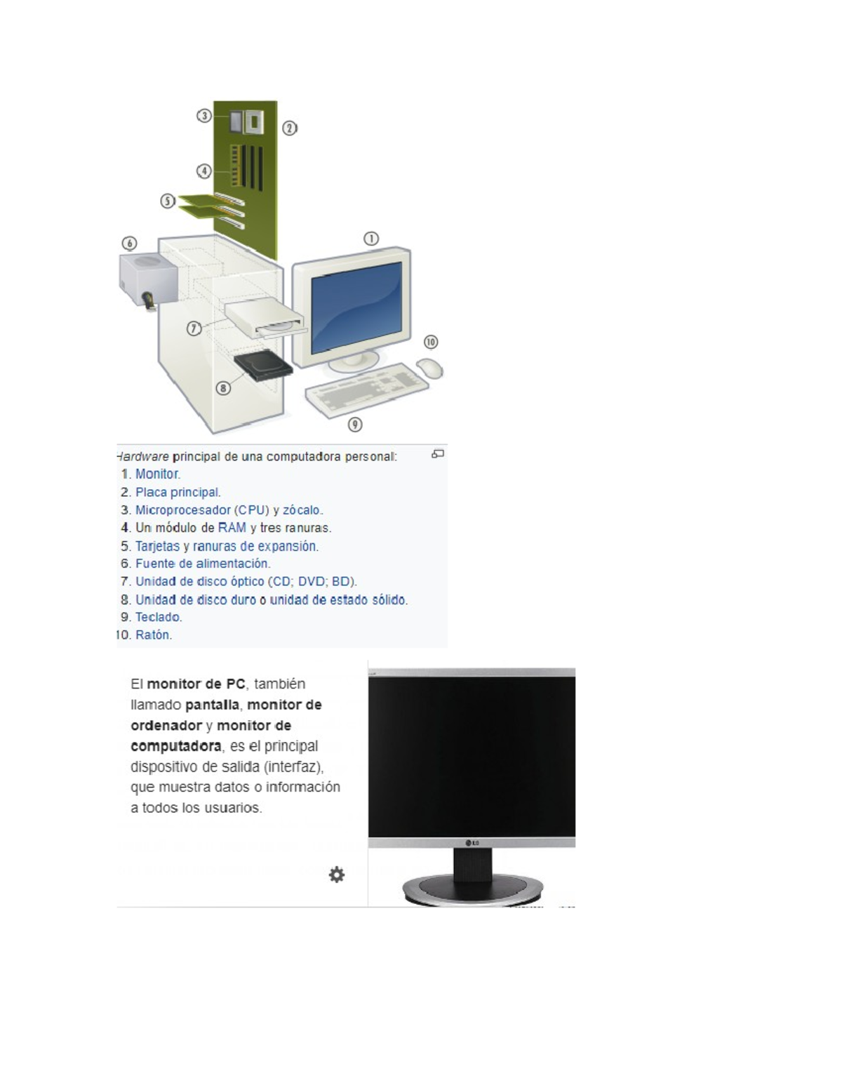 Hardware 1B LM 15022023 - 3 2 4 5 6 1 7 10 8 9 Hardware principal de ...