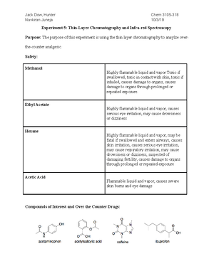 Lab 8 Reaction Kinetics for an Sn1 Reaction - Reaction Kinetics for an ...