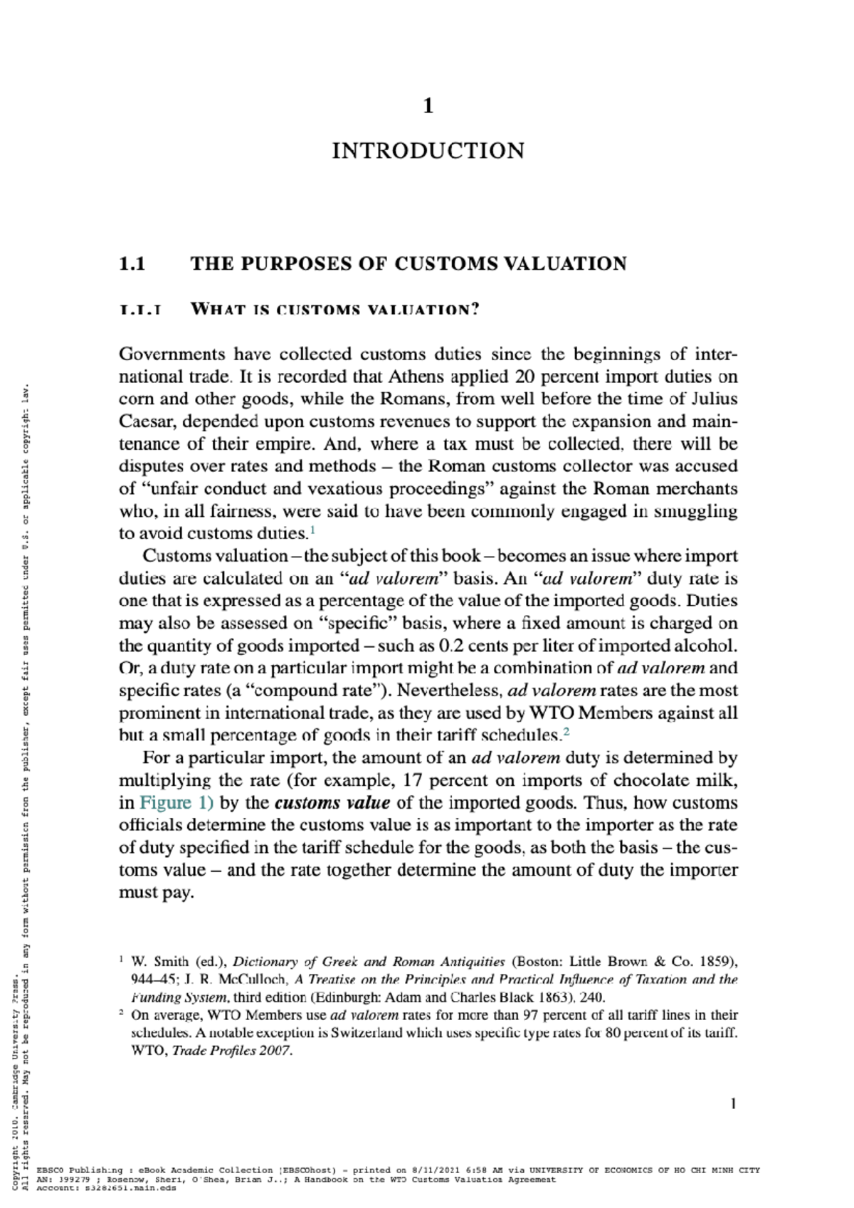 [Chapter 1] A Handbook on the WTO Customs Valuation Agreement - Kinh tế ...