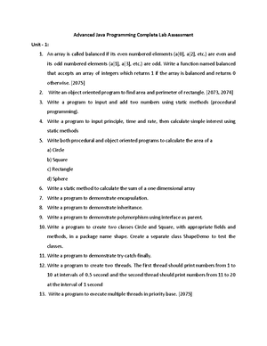Java report - Department of Computer Science(BSc. CSIT) Binayaknagar, New Baneshwor, Kathmandu ...