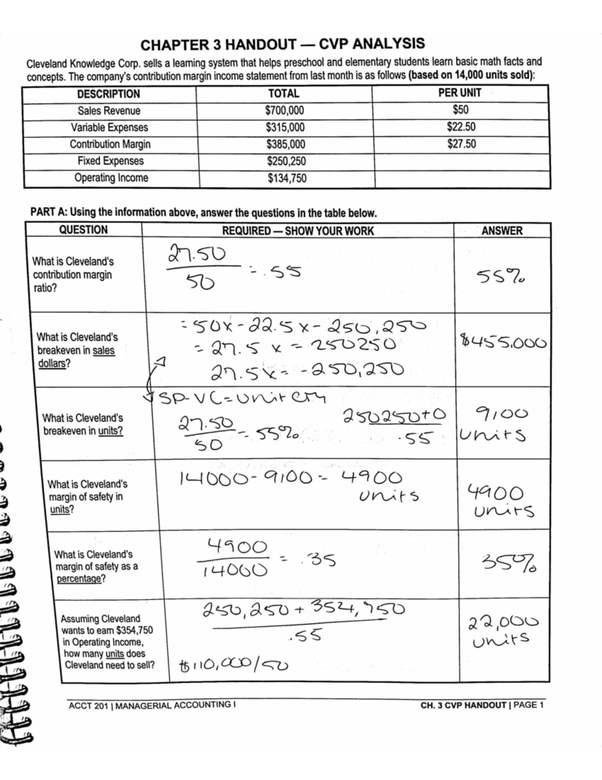 Chp. 3 HO - Coursework - ACCT 321 - Studocu