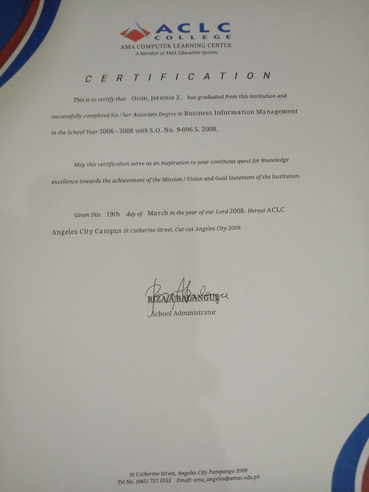 ACLC Certification - Business Ad - Studocu