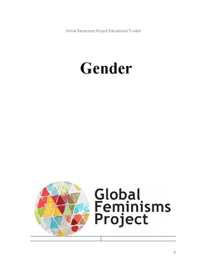 Assignment ON Gender, Education AND Environment - - Studocu