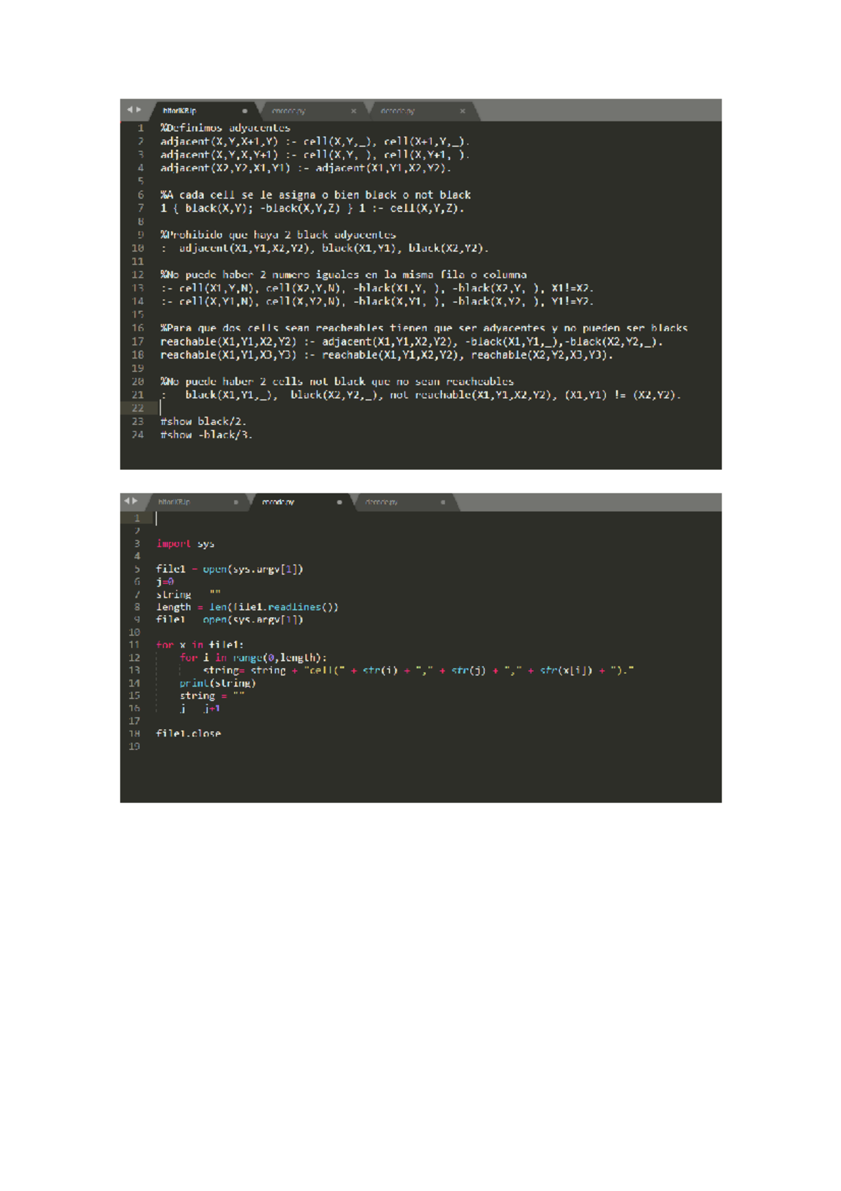 P1 RCRA 2021 Resuelta - Los tres ficheros necesarios para la practica P1 del 2021. Compilacion ...