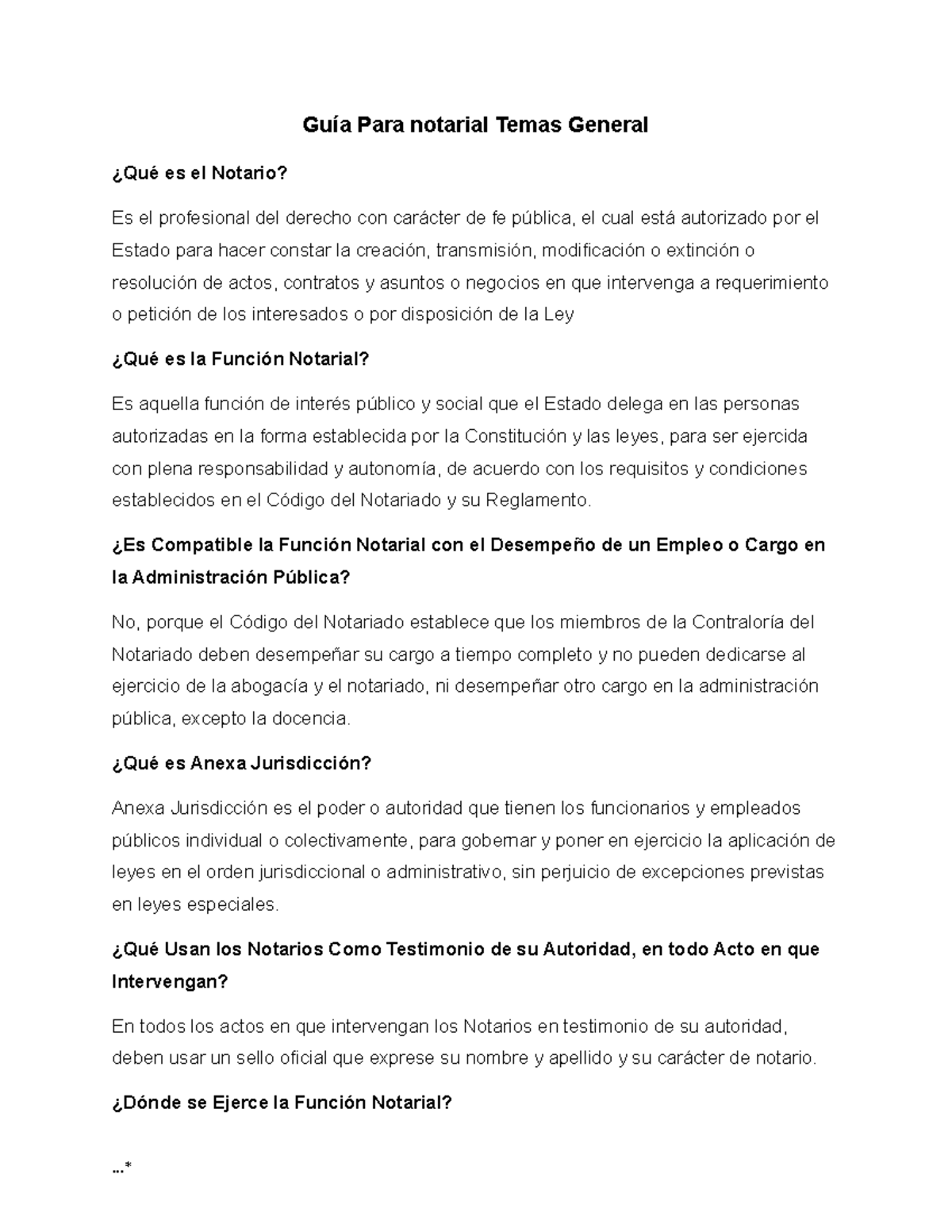 Guía Para notarial Temas General - Guía Para notarial Temas General ...
