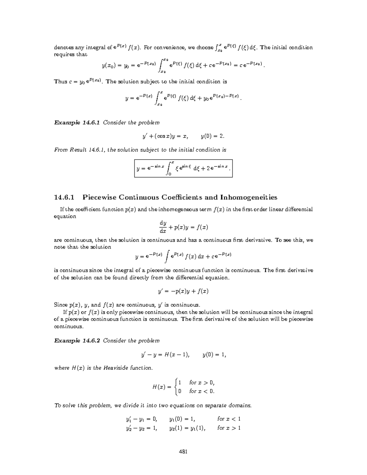 Ref MATH Adv Math Methods Sean Mauch-126 - denotes any integral of eP ...
