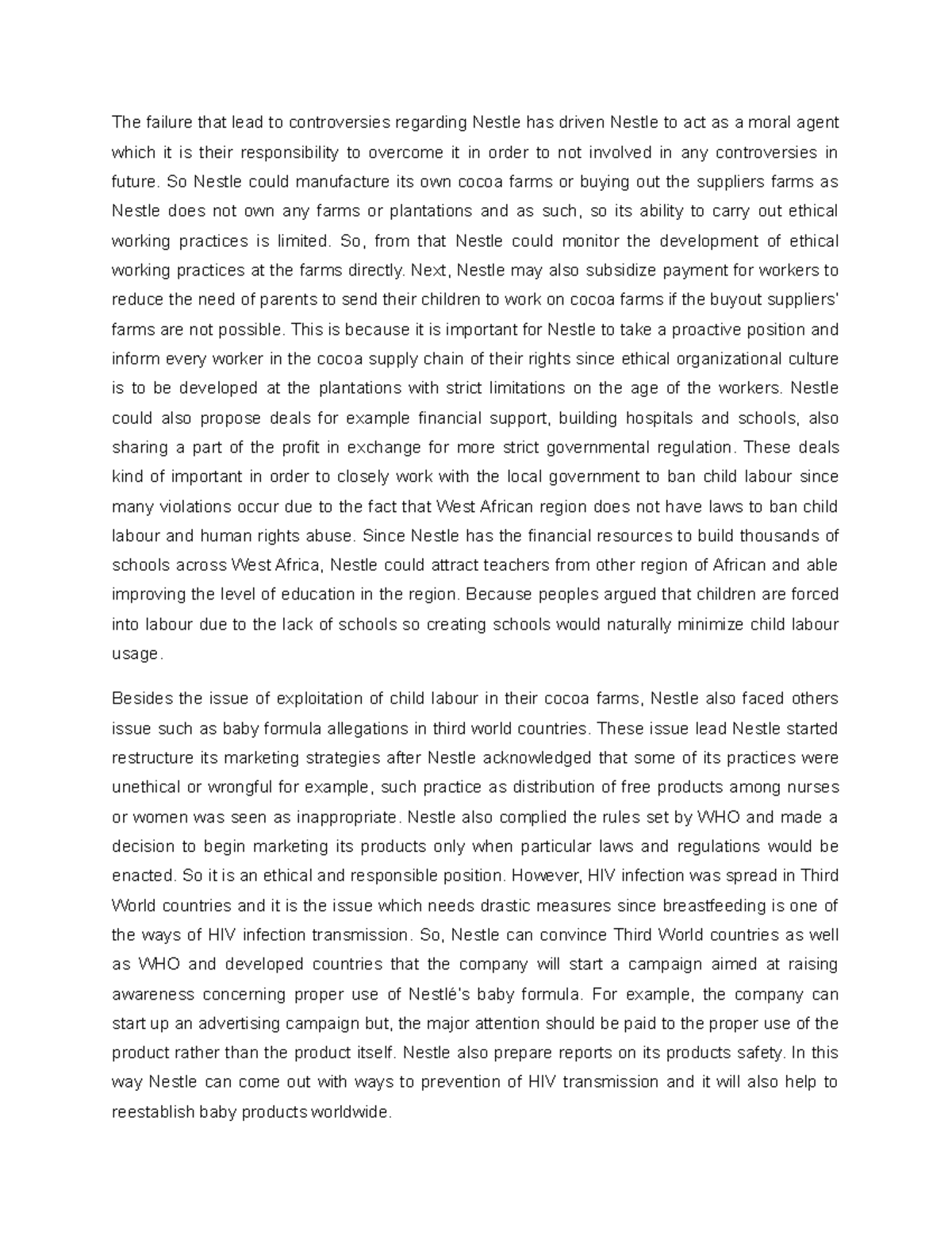 Slide's talk nestle - The failure that lead to controversies regarding ...