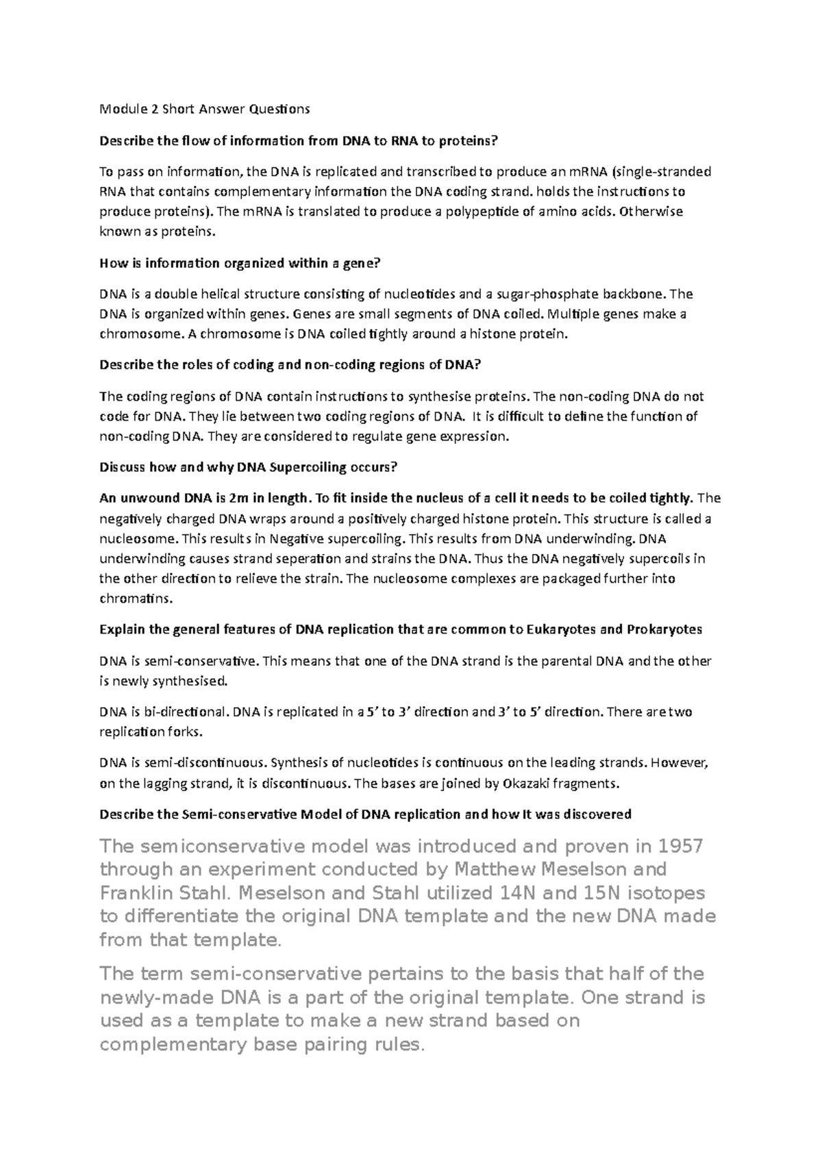 Module 2 Short Answer Questions - Module 2 Short Answer Questions ...