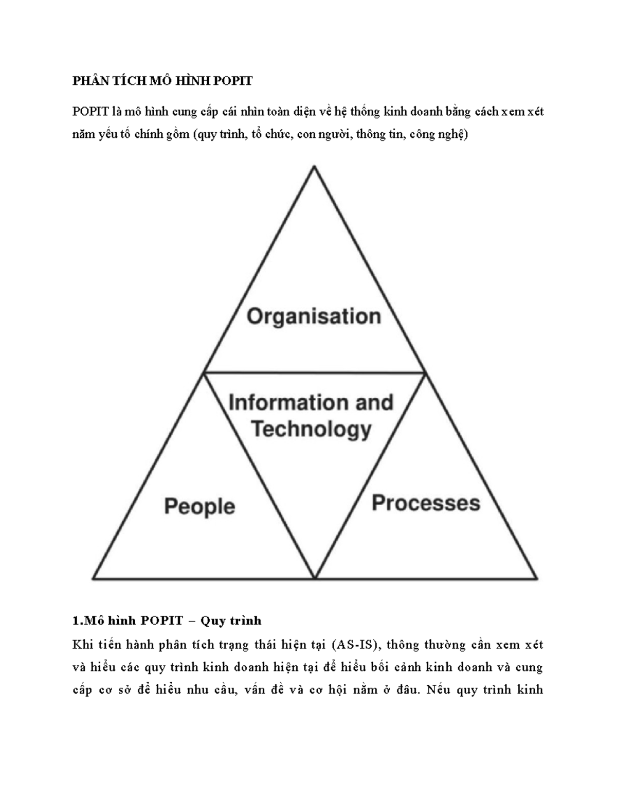 PHÂN TÍCH MÔ HÌNH Popit (Nhóm 3) - PHÂN TÍCH MÔ HÌNH POPIT POPIT là mô ...