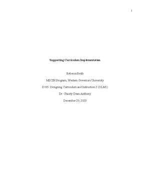 D188 Task 2 Contributing to the Professional Development of Colleagues ...