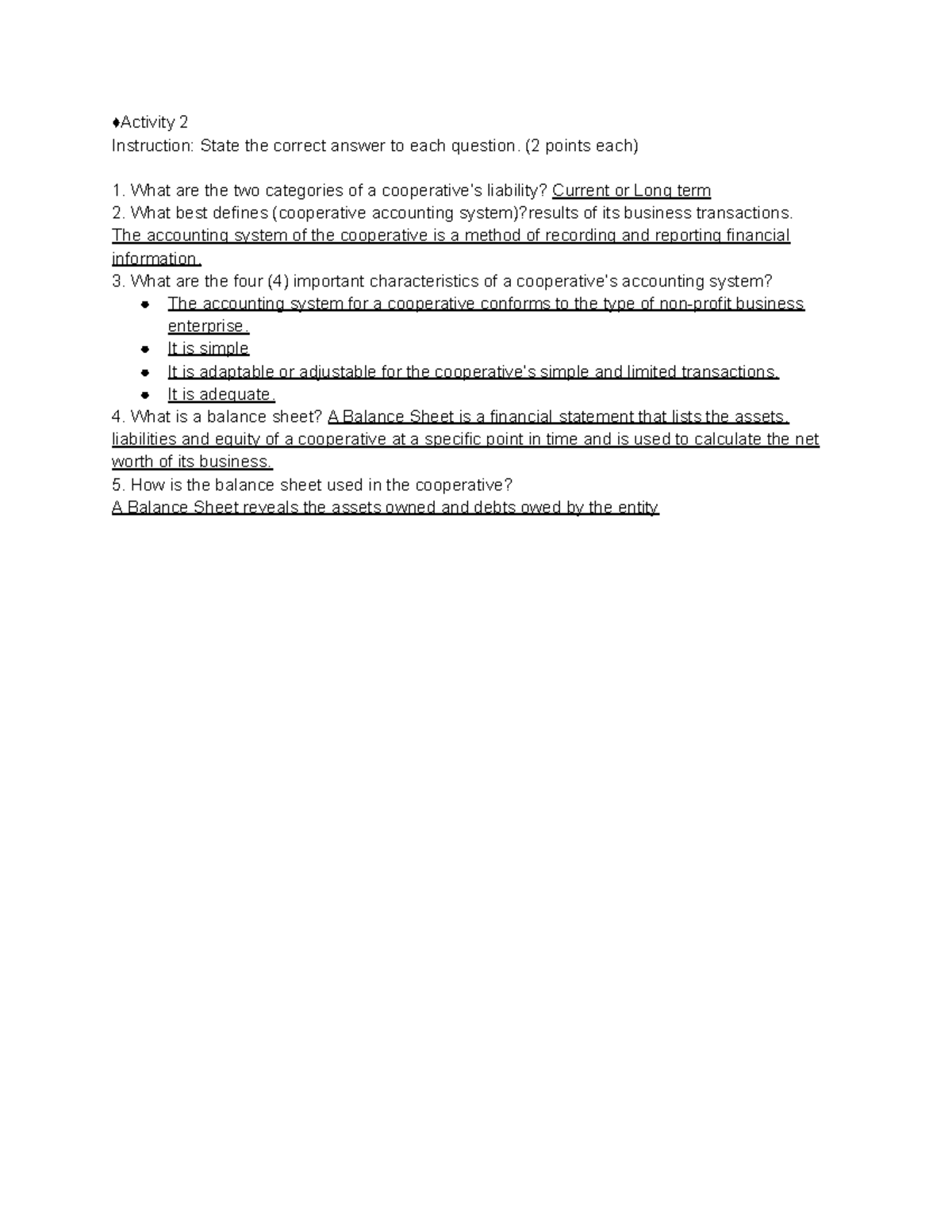 Jamaica Factor - Module 2 - Activity 2 (1-5) - ♦Activity 2 Instruction ...