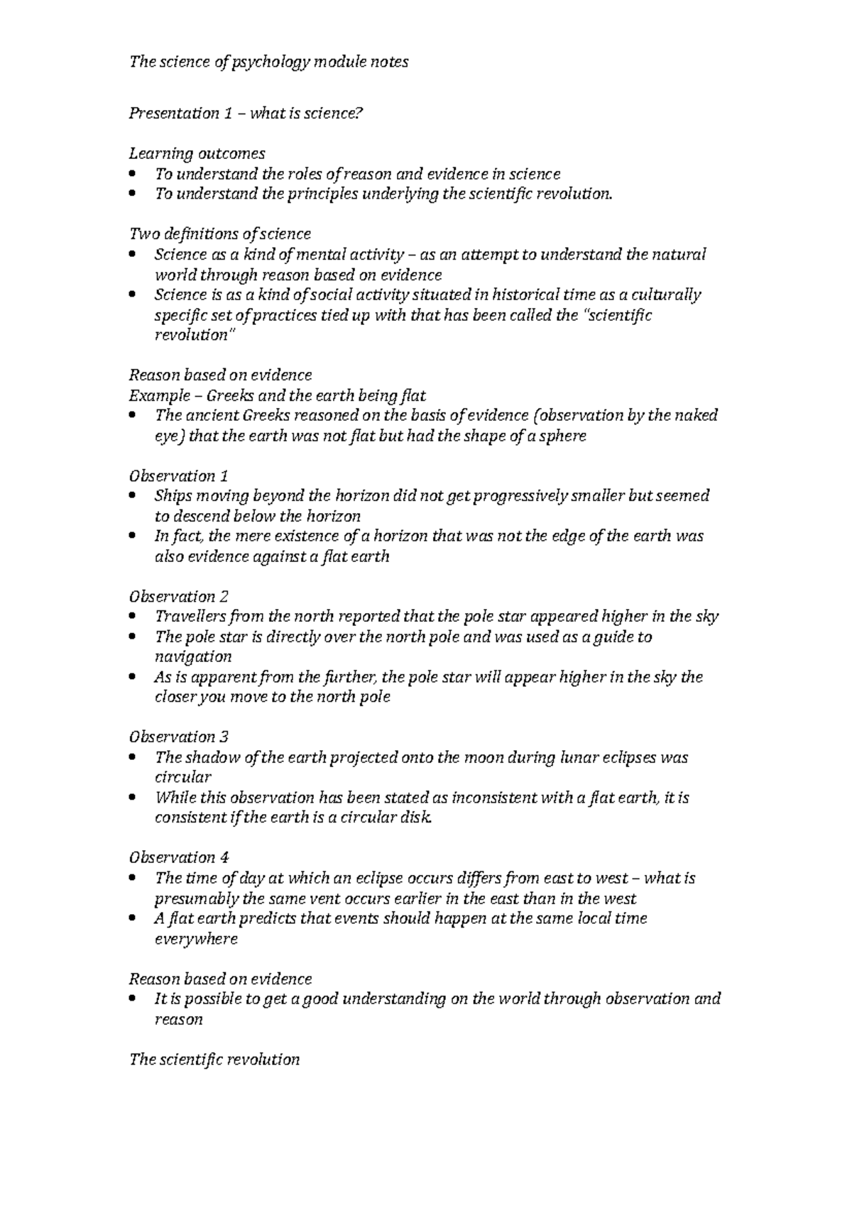 Science OF p Sychology Presenation - The science of psychology module ...