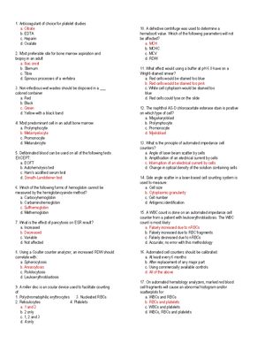 Histopathology- Histotech - HISTOPATHOLOGY & TECHNIQUES REVIEWER ...