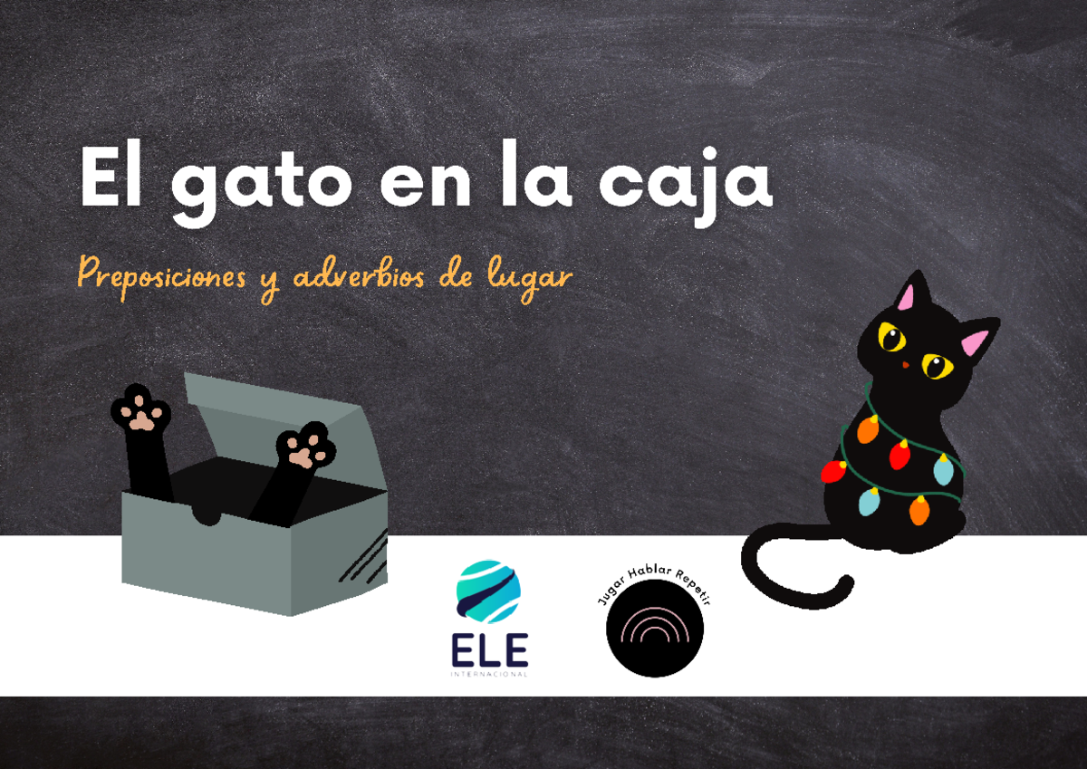 El-gato-en-la-caja-2 - Preposiciones y adverbios de lugar ACCEDÉ A ESTE ...