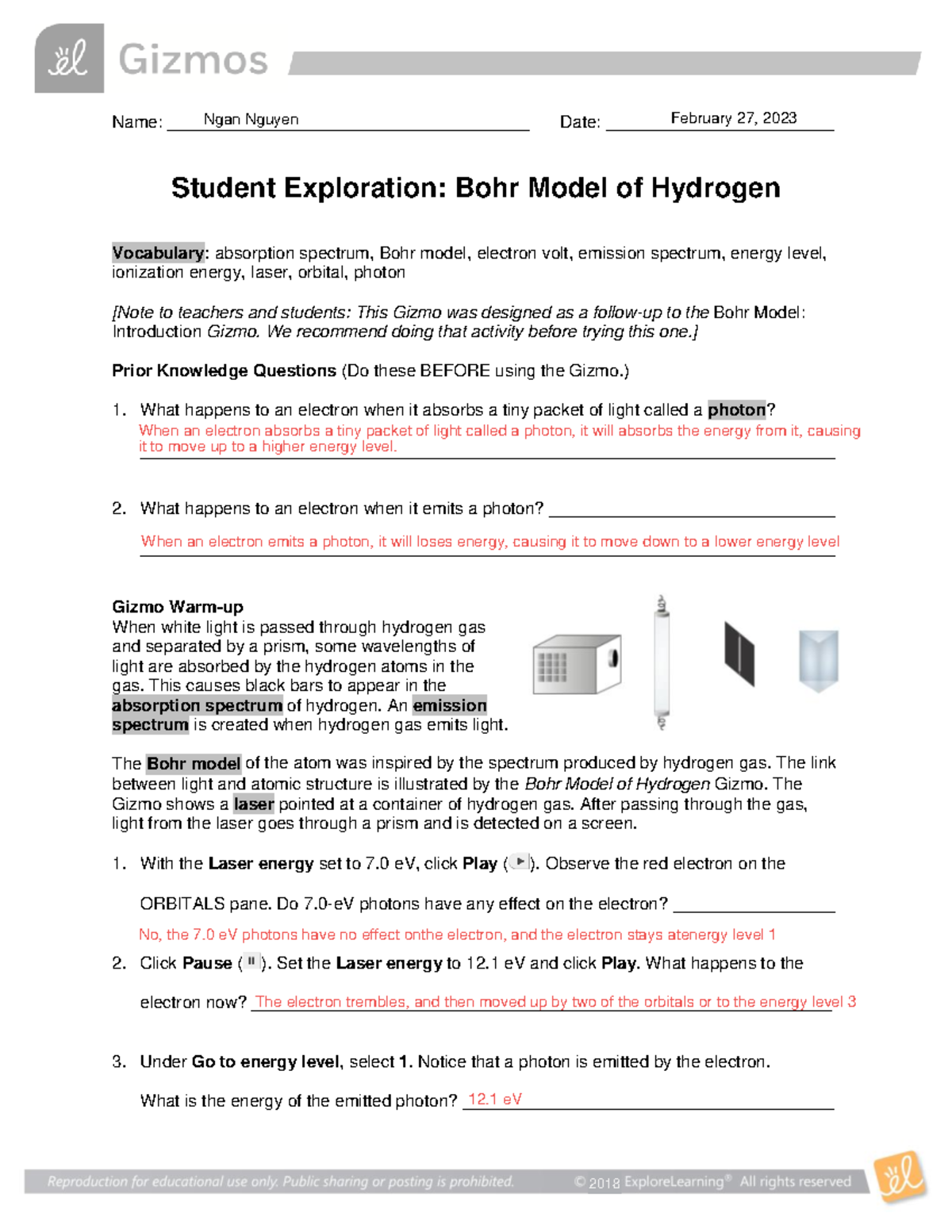 Hydrogen Fuel Cells Worksheet at Patrick Purcell blog