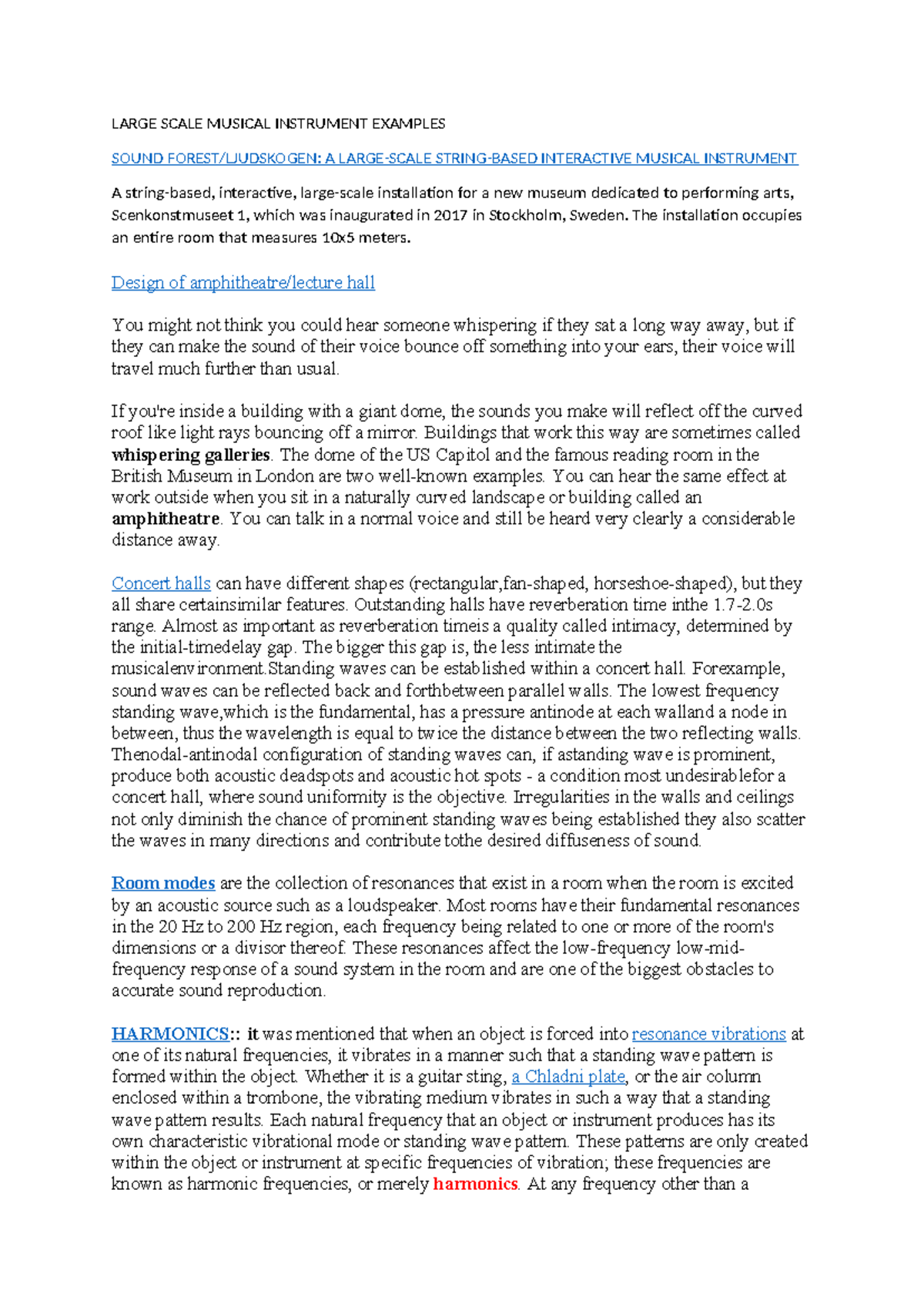 Large Scale Musical Instrument Examples - LARGE SCALE MUSICAL ...