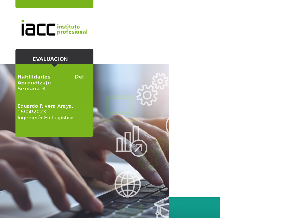 Control 3 habilidades - Habilidades Del Aprendizaje Semana 3 Eduardo ...