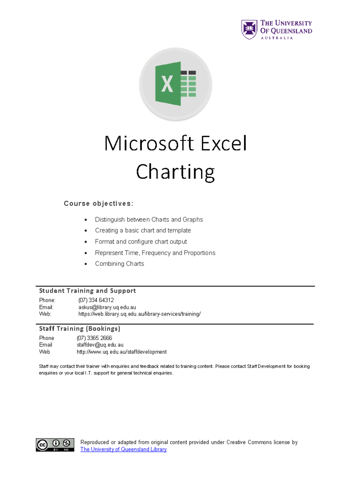 Data Visualization In Excel Guide Reproduced Or Adapted From Original Content Provided Under