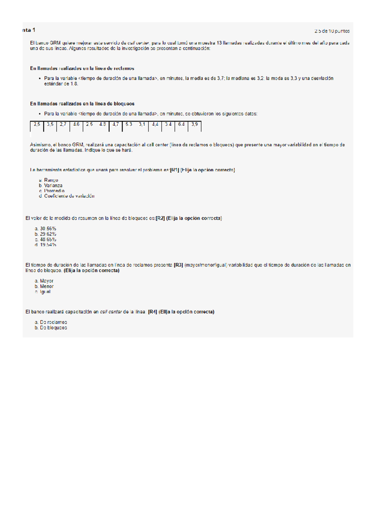 DD1. Control 3 - Estadística descriptiva - Studocu