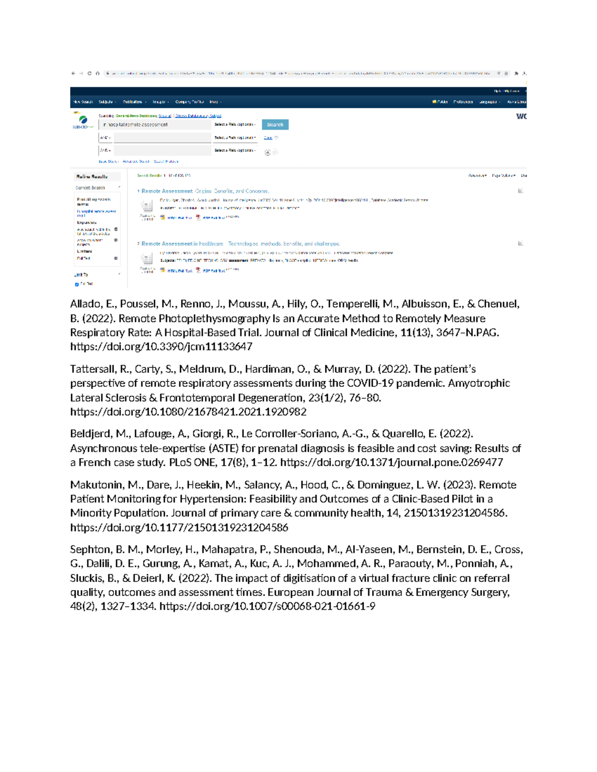 D031 References - Jason Strong - Allado, E., Poussel, M., Renno, J ...