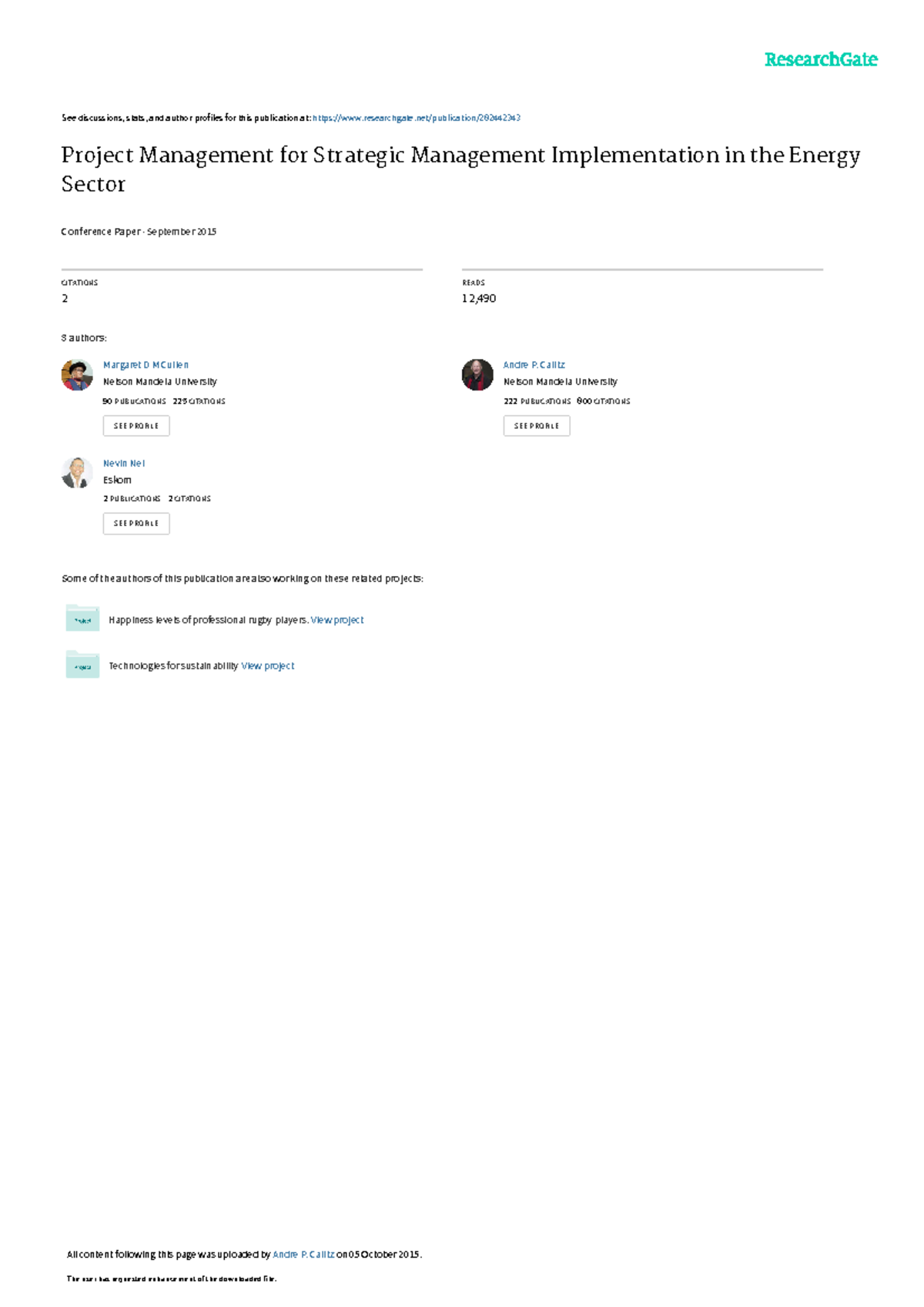 Eskom Strategic Management 31Aug2015 - See discussions, stats, and ...