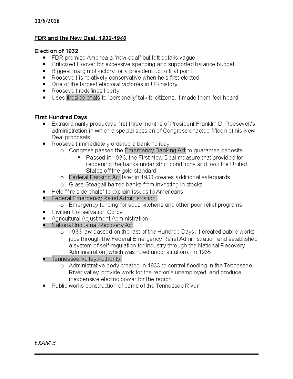 FDR and the New Deal, 1932-1940 - FDR and the New Deal, Election of ...