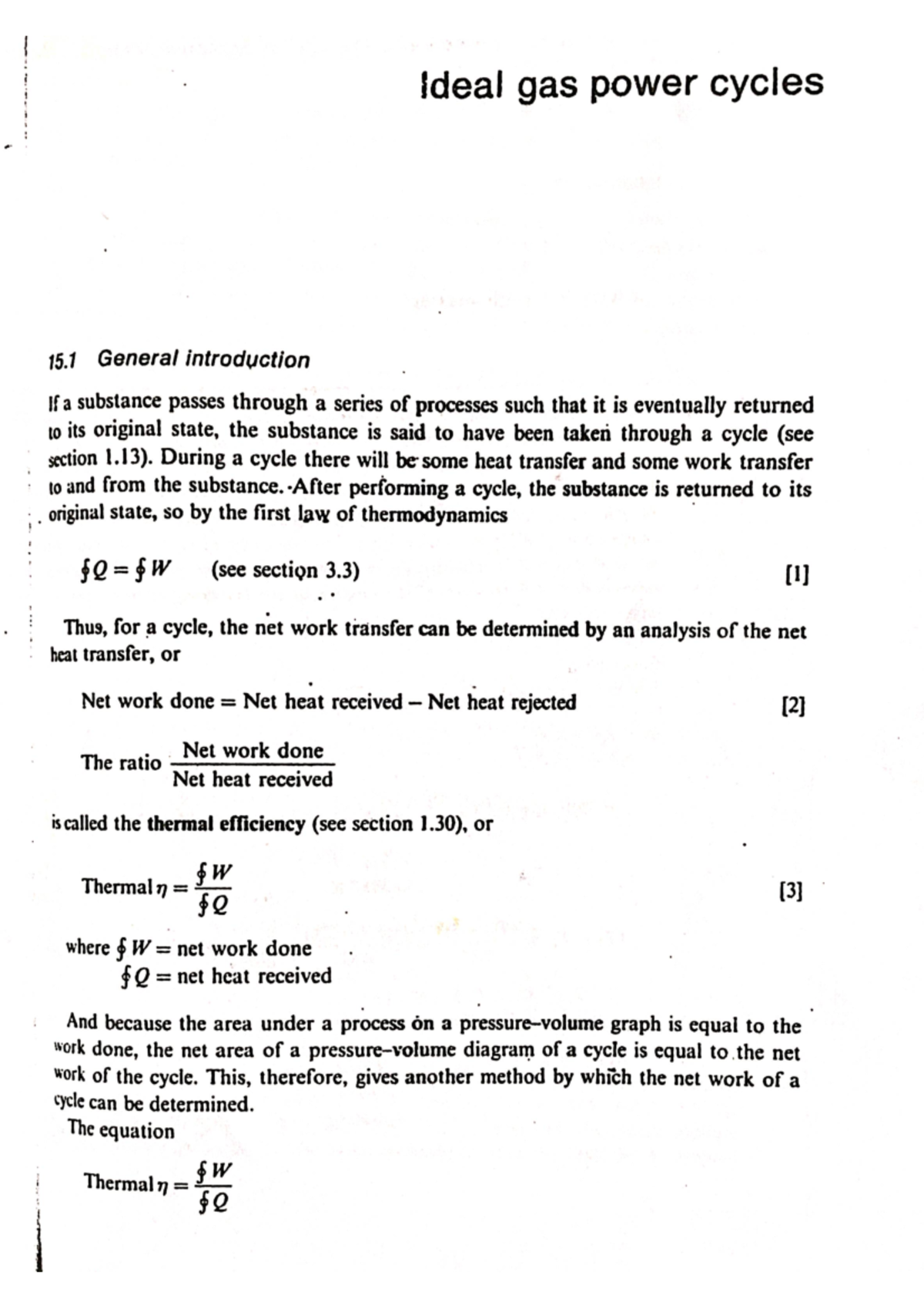 Introduction of Ideal gas power cycles with an example of problem ...